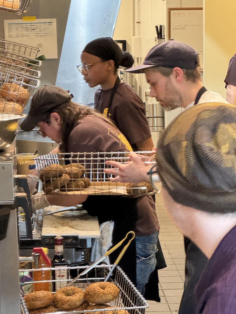 Deadline Detroit | Gallery: Bev's Bagels In Detroit's Core City Neighborhood Opens. Customers ...
