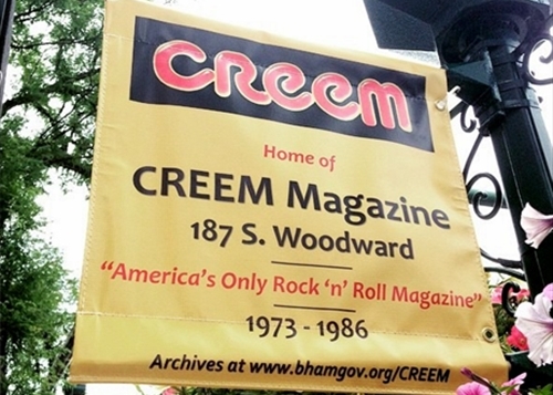 Deadline Detroit | Birmingham Honors Past Home of Creem Magazine