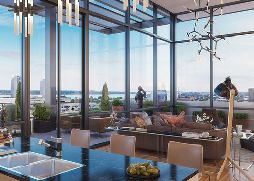 Deadline Detroit | Living Large: These Detroit Condos Will Cost Up to ...