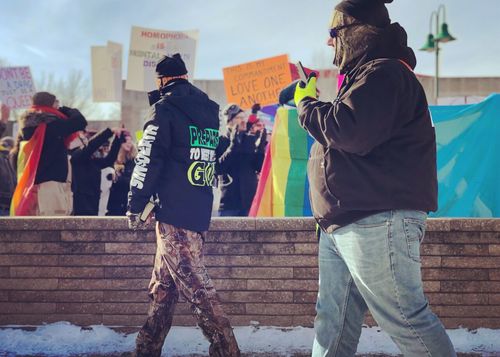 Deadline Detroit | Gallery: Passions Runs Deep on Both Sides in Battle ...