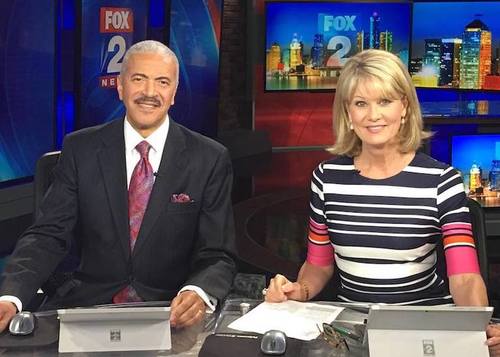 Deadline Detroit | Going out together: Fox 2 Detroit's Huel Perkins and ...