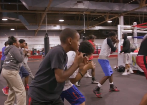 Deadline Detroit | Video: Homework Comes First at the Downtown Boxing Gym