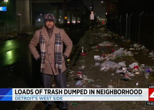 Deadline Detroit | Litterbug Seems to Have Emptied Garbage Truck on ...
