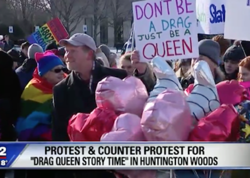 Deadline Detroit | Video: More Counter-Protesters Show Up for Drag ...