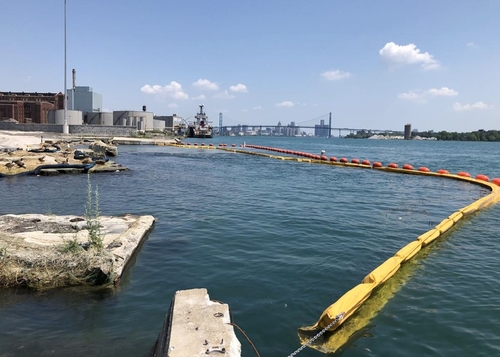 Deadline Detroit | Detroit River industrial dock collapse brings ...