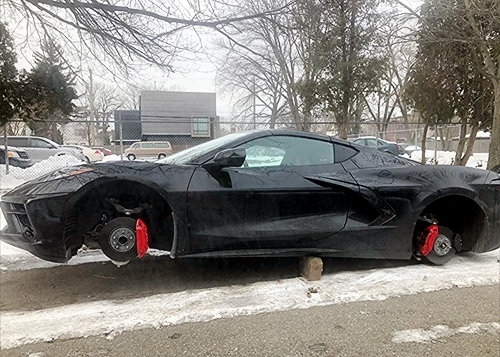 Deadline Detroit | GM's 2020 Corvette test car had wheels before it was ...