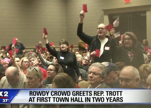 Deadline Detroit | GOP Congressman David Trott Faces Hostile Voters in Novi