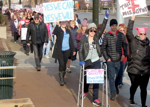 Deadline Detroit | Gallery: Thousands March Down Woodward to Protest ...