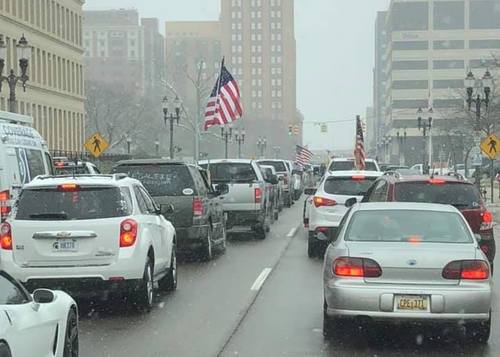 Deadline Detroit | 'Grounded by Gretchen:' Protesters circle Michigan ...