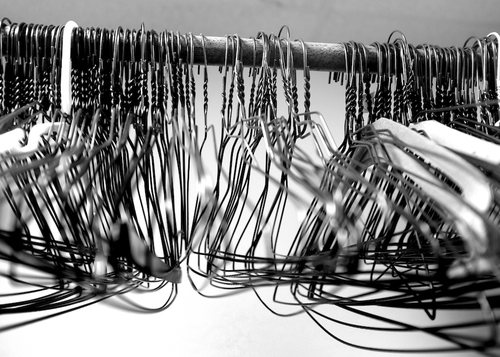 Deadline Detroit | Detroit artist collecting thousands of coat hangers ...