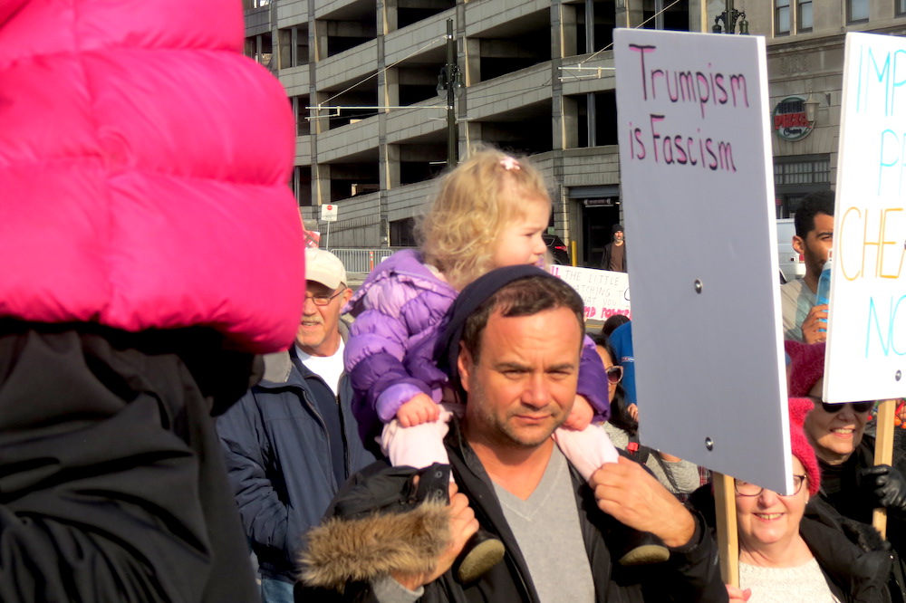 Deadline Detroit | Gallery: Thousands March Down Woodward to Protest ...