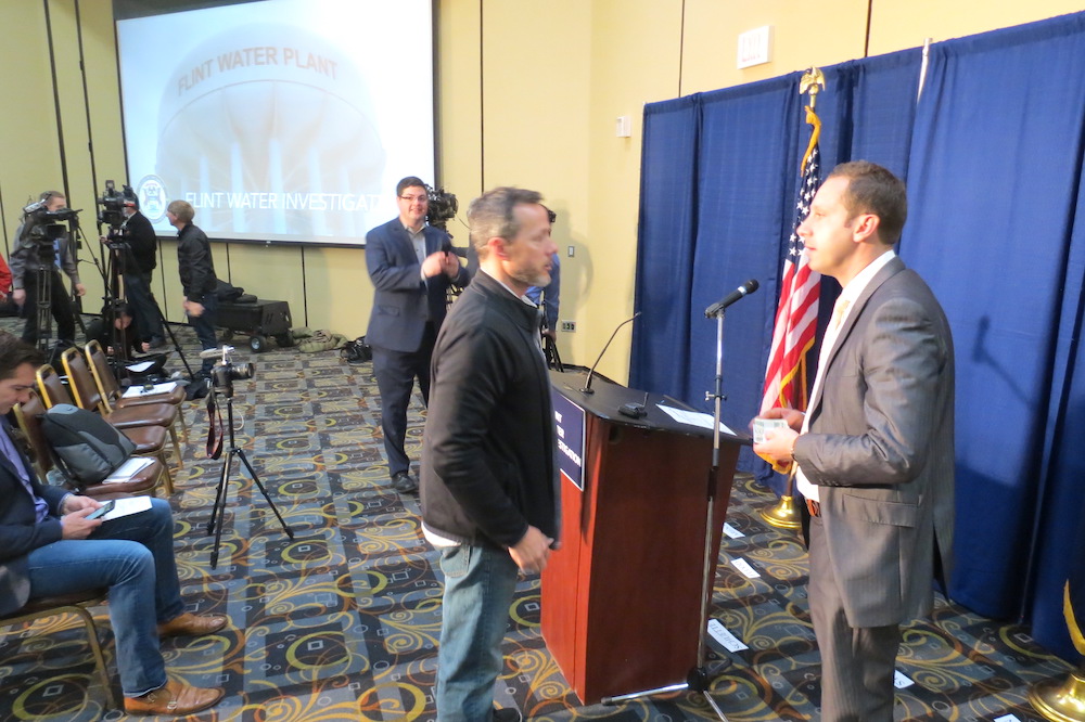 Deadline Detroit | Gallery: Media Pack the House for One of the Bigger ...