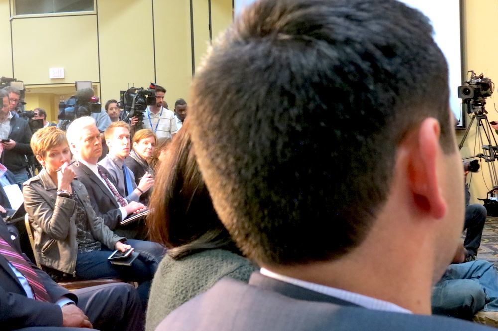 Deadline Detroit | Gallery: Media Pack the House for One of the Bigger ...